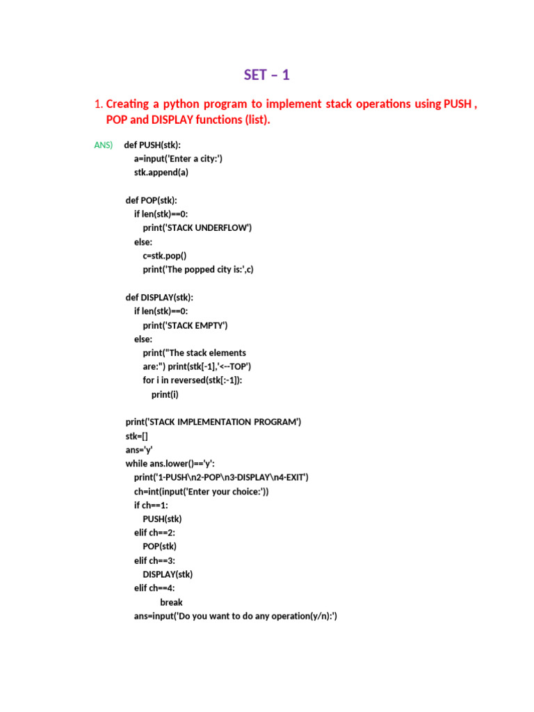 CS SETS ANS | PDF | Computer Programming | Formal Methods