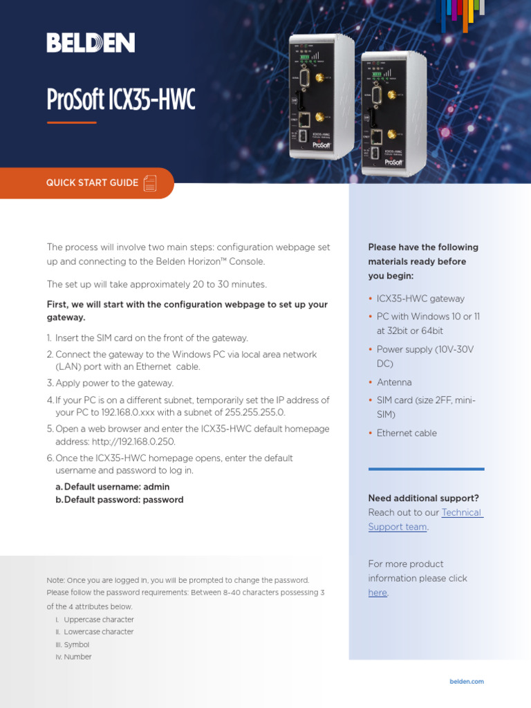 ICX35-HWC QuickStartGuide | PDF | Trademark | Computer Network