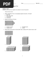 Mathematics GR 8 Project Term 3 | PDF | Area | Rectangle