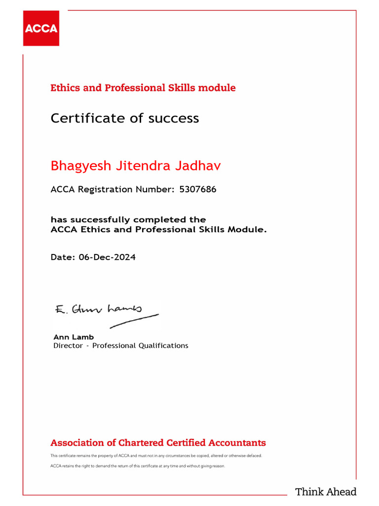 EPSM Certificate | PDF