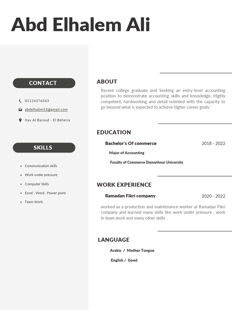 Emailing Abd Elhalem CV | PDF