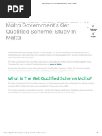 Malta Qualification Recognition Process | PDF | Professional Certification