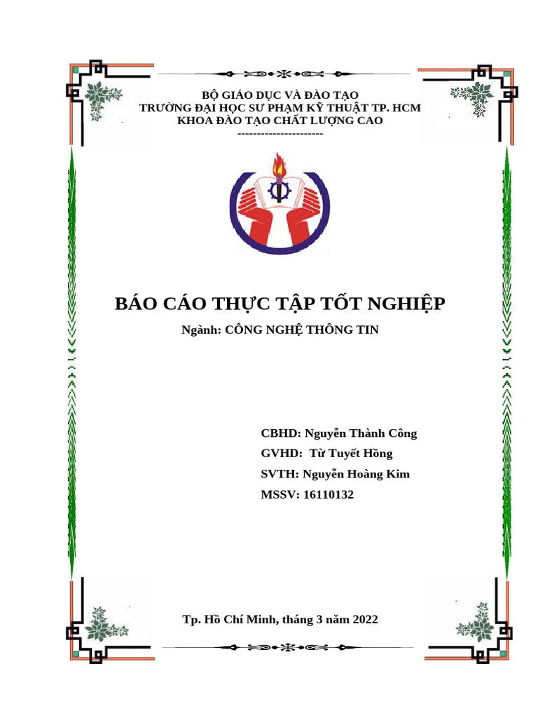 BaoCaoThucTap NguyenHoangKim | PDF