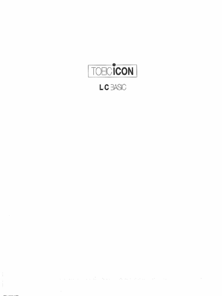 Toeic Icon Lc Basic | PDF