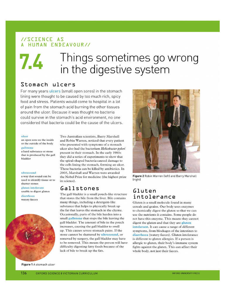 Science As Human Endeavour - Digestive System | PDF