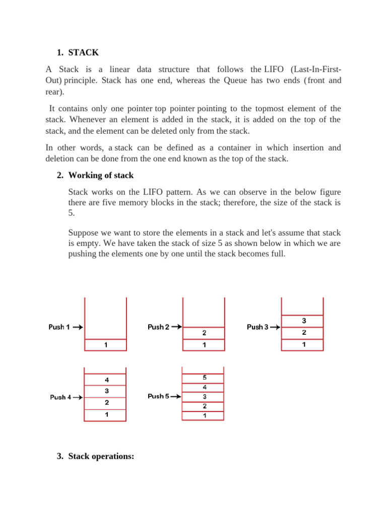 Data Structures - STACK & QUEUE | PDF | Queue (Abstract Data Type ...