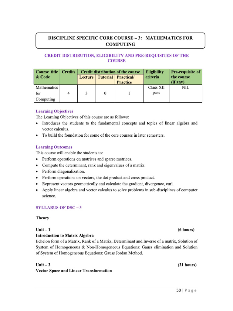 Mathematics For Computing | PDF