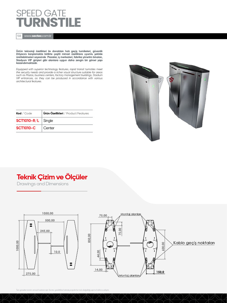 SCT1010 - Speed Gate | PDF