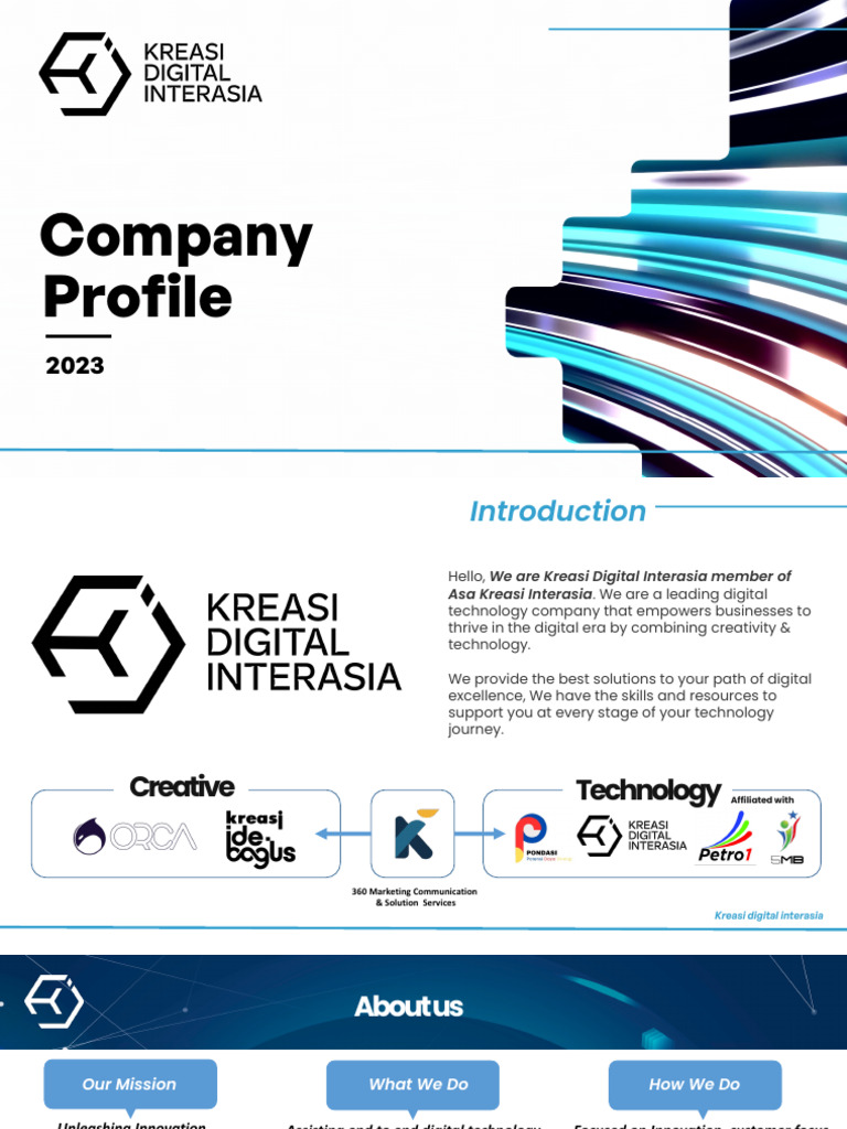 Company Profile PT Kreasi Digital Interasia (1) | PDF | Internet Of ...