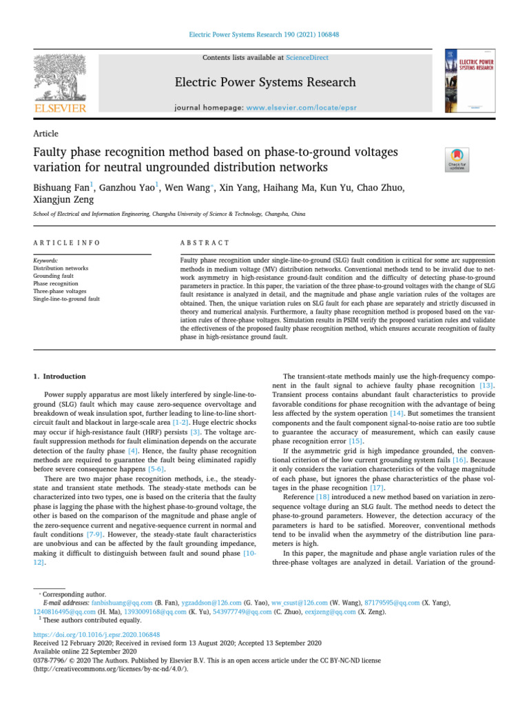 Faulty-phase-recognition-method-based-on-phase-to-ground_2021_Electric ...