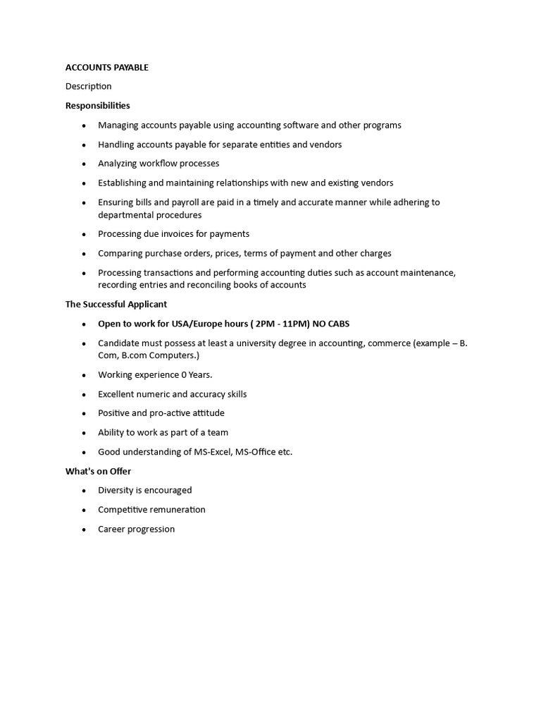 Accounts Payable - Freyr | PDF