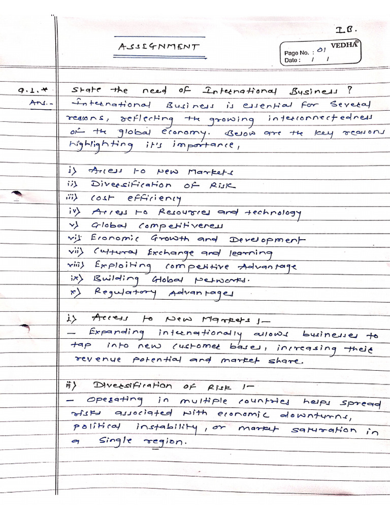 IB Assignment.20 | PDF