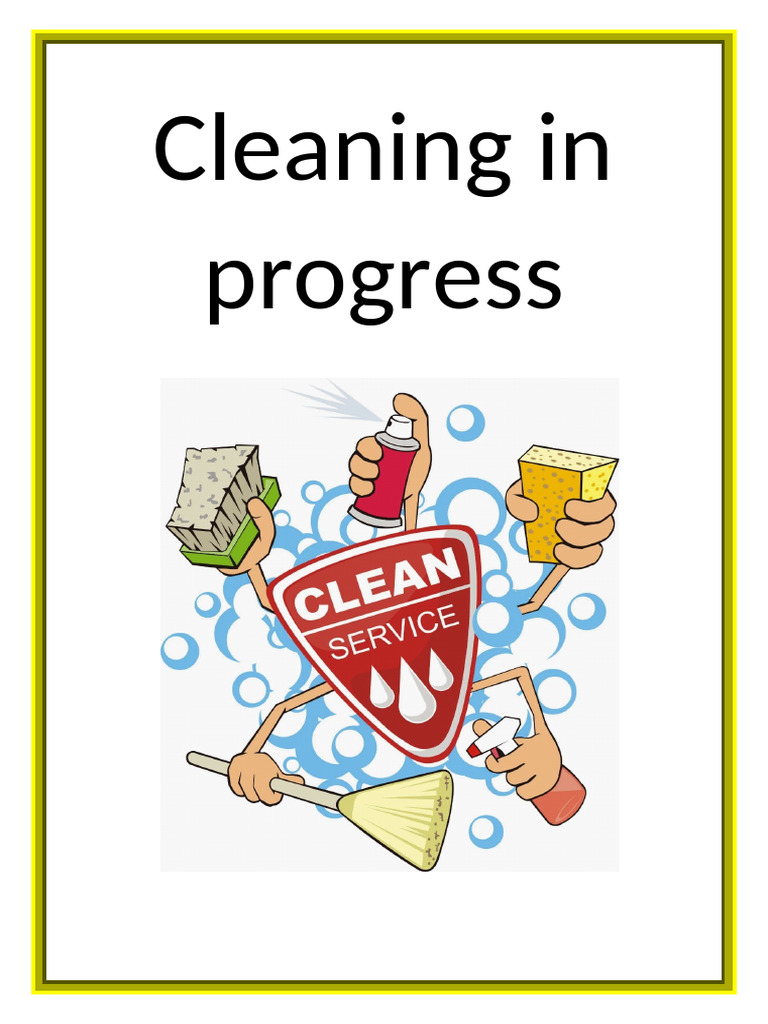 Cleaning in Progress | PDF