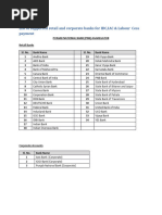 Bank Names and Full Forms List | PDF | Banks | Economies