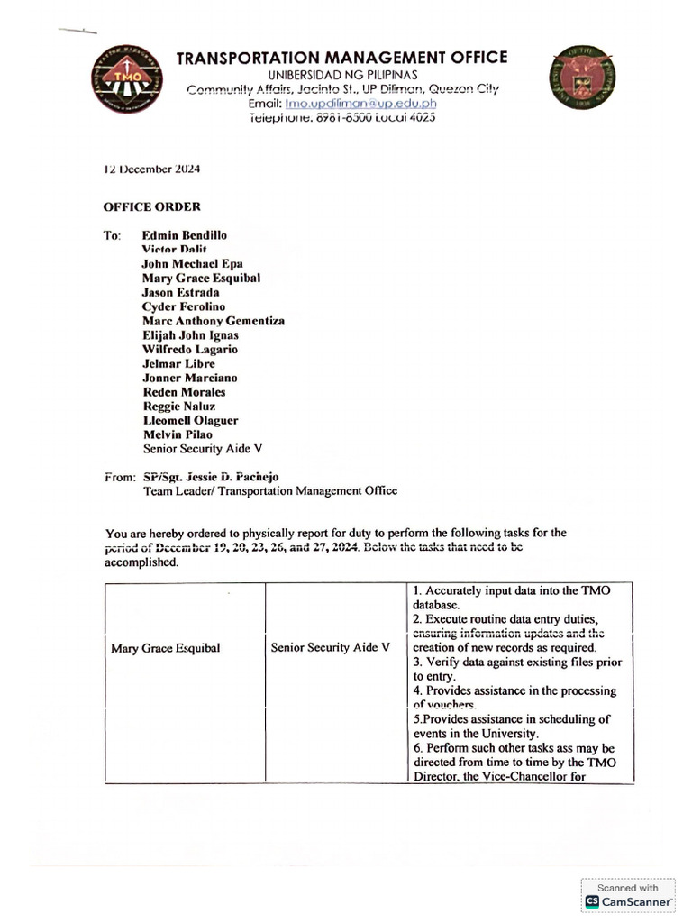 Senior Security Aide (1) | PDF