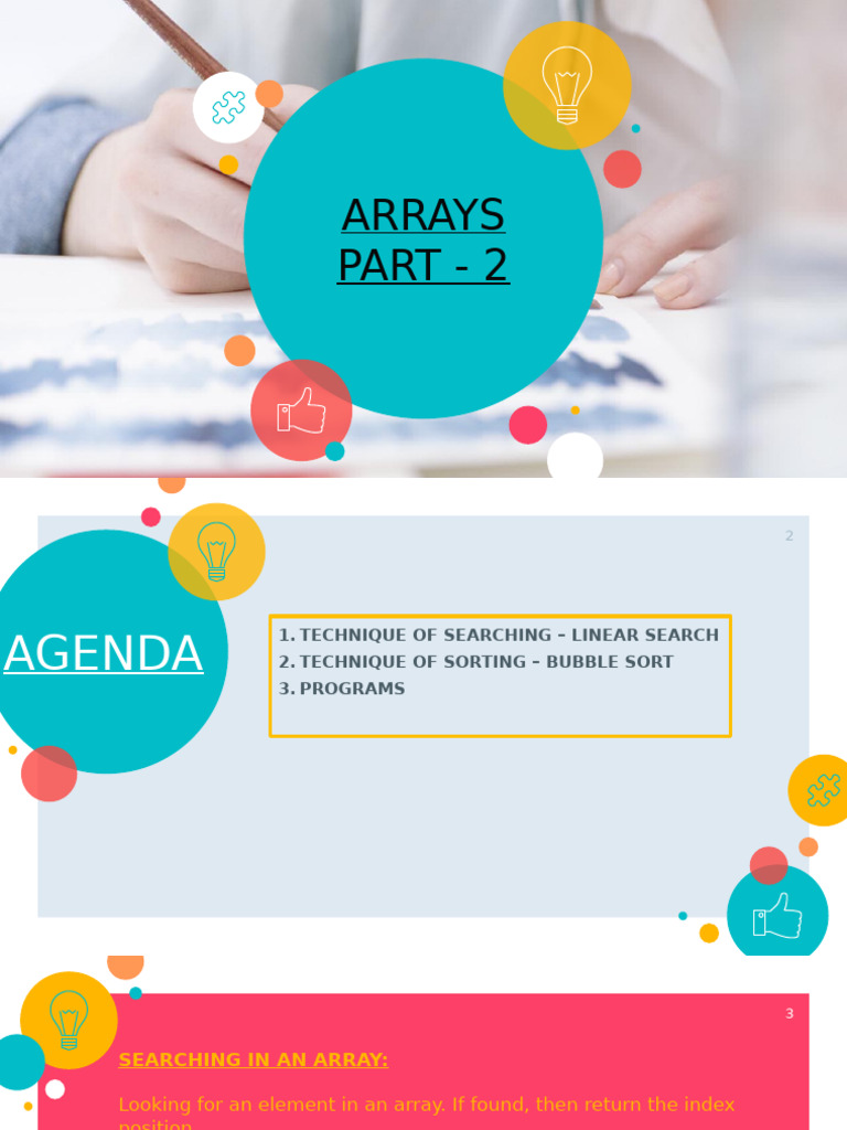 Arrays - Part 2 | PDF | Integer (Computer Science) | Computer Data Arrays - Part 2 | PDF | Integer (Computer Science) | Computer Data
