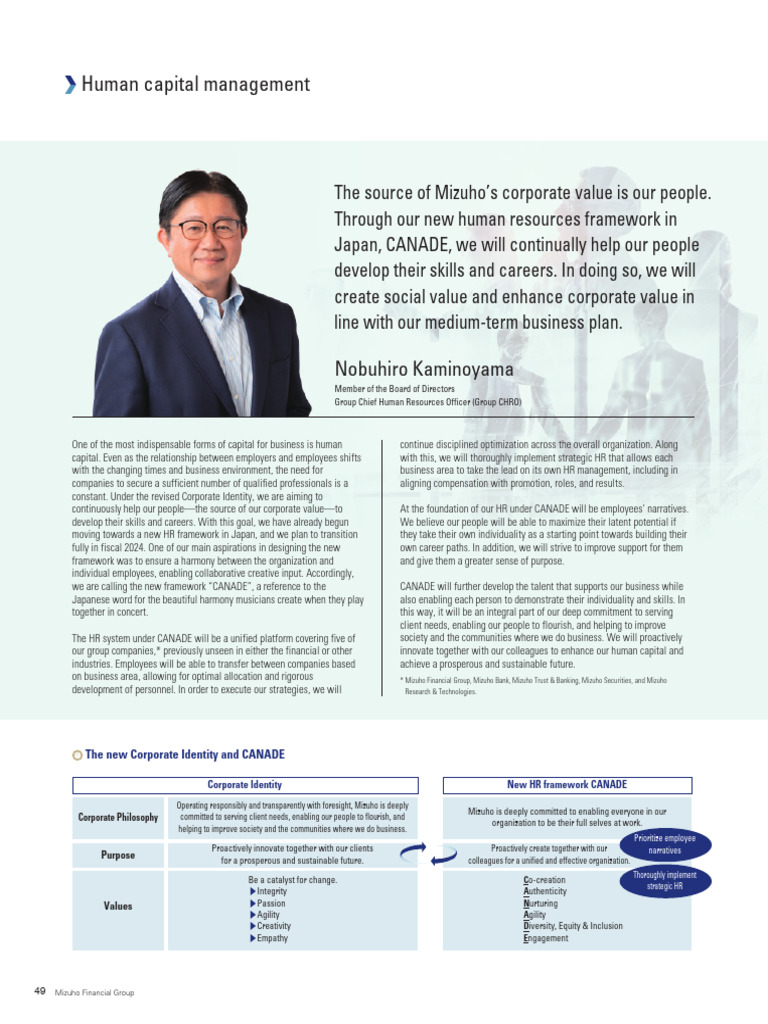 Mizuho Bank HR | PDF | Strategic Management | Business