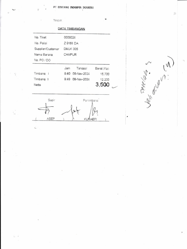 ALUR FORM BAHAN BAKU-4 | PDF