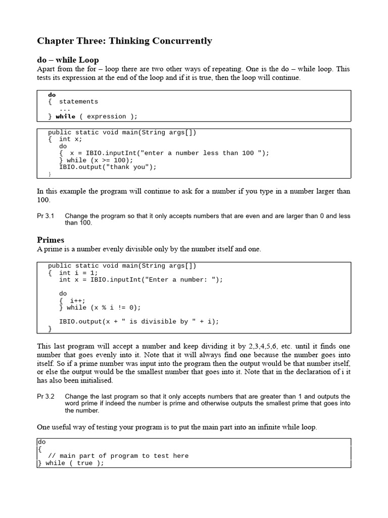 JavaWorksheets3-5 (1) | PDF | Control Flow | Numbers