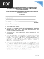 TDS Declaration From Transporter For 194C | PDF | Payments | Government Finances