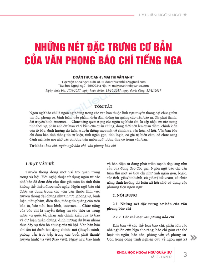 Van Phong Bao Chi Nga | PDF