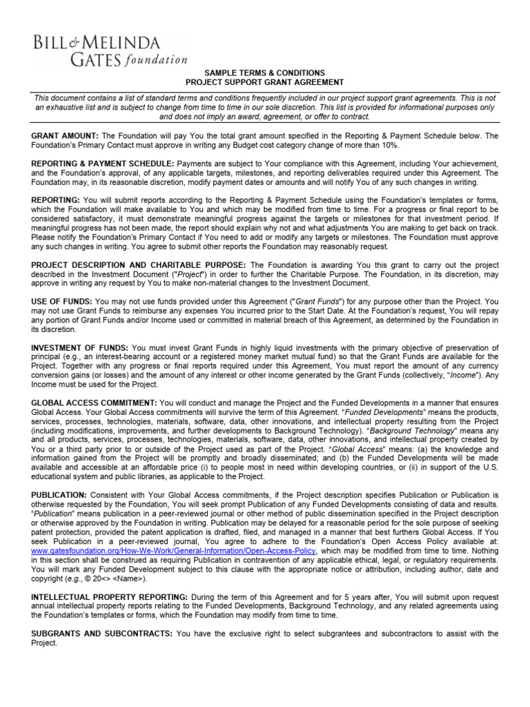 Sample Terms and Conditions | PDF | Indemnity | Intellectual Property