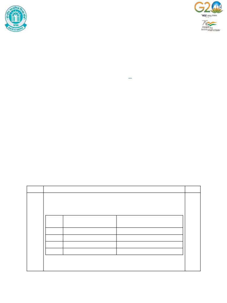 Sample Question Paper 2023-24 Class X Science (Subject Code - 086) | PDF