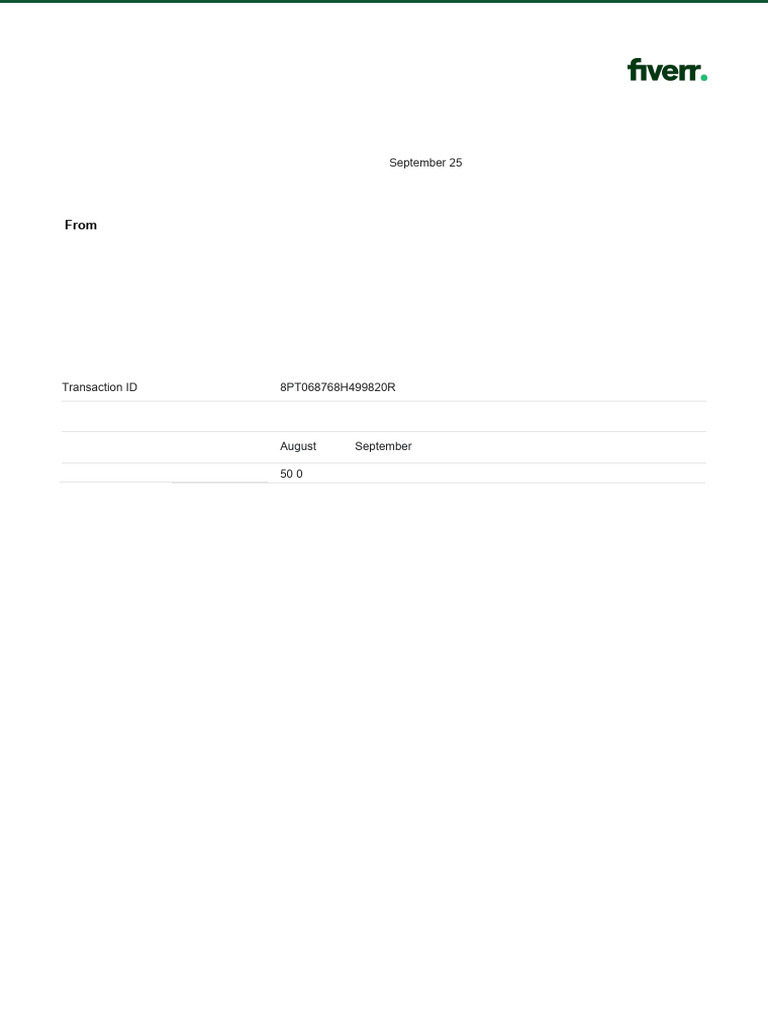 Fiverr Earnings Statement 2024 | PDF
