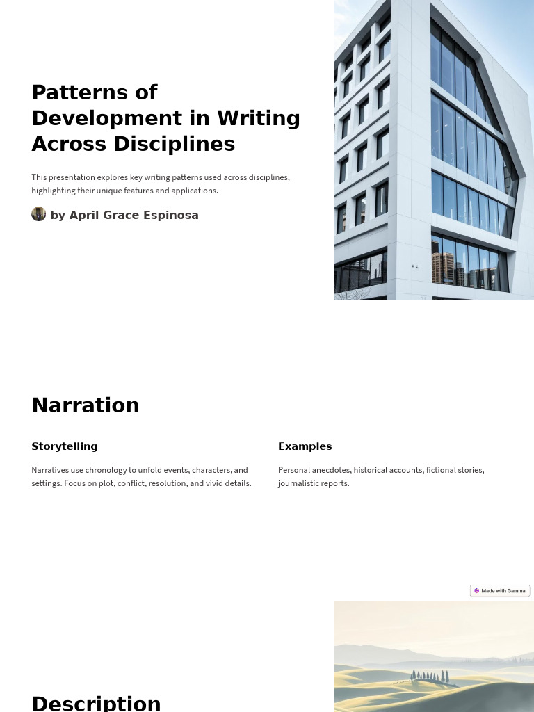 Patterns of Development in Writing Across Disciplines | PDF | Narrative | Cognition