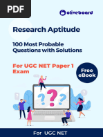 Research Proposal MCQs and Answers | PDF | Methodology | Multiple Choice