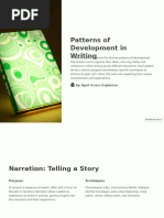 8 Patterns of Development | PDF | Definition | Essays