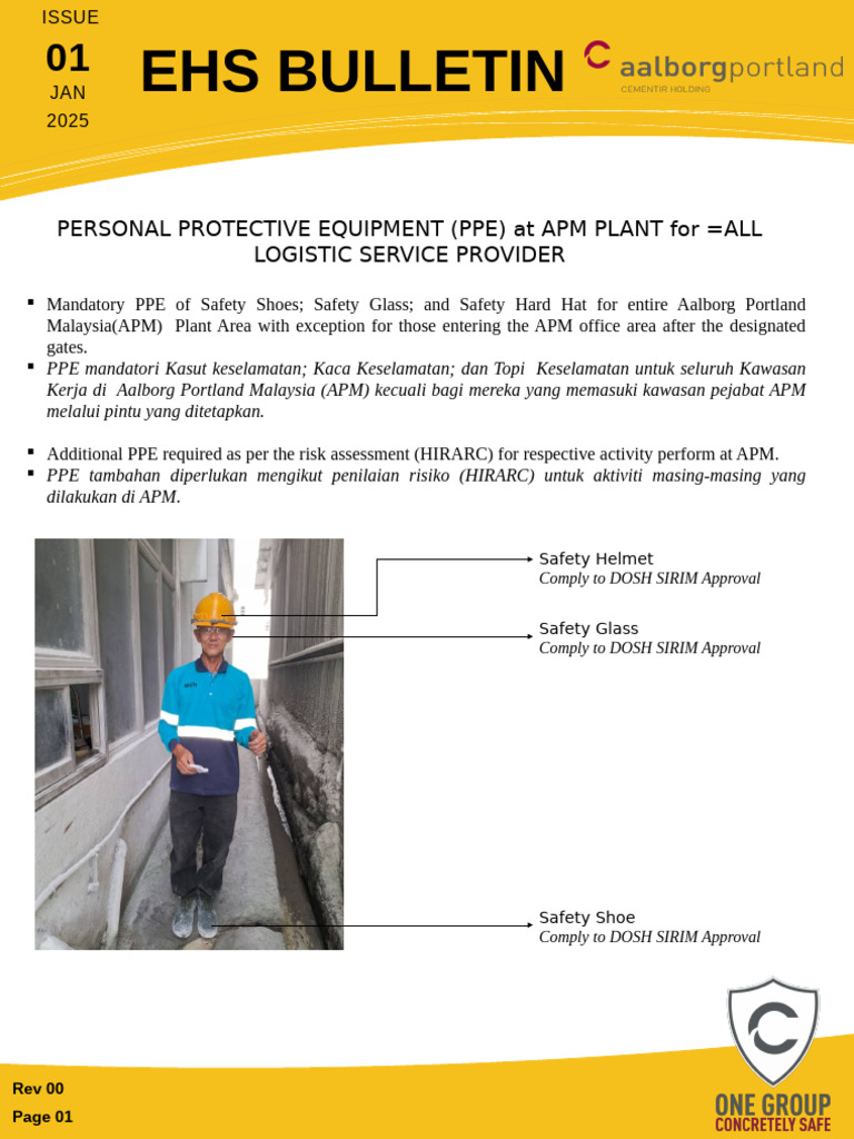 APM EHS Bulletin Jan 25 | PDF