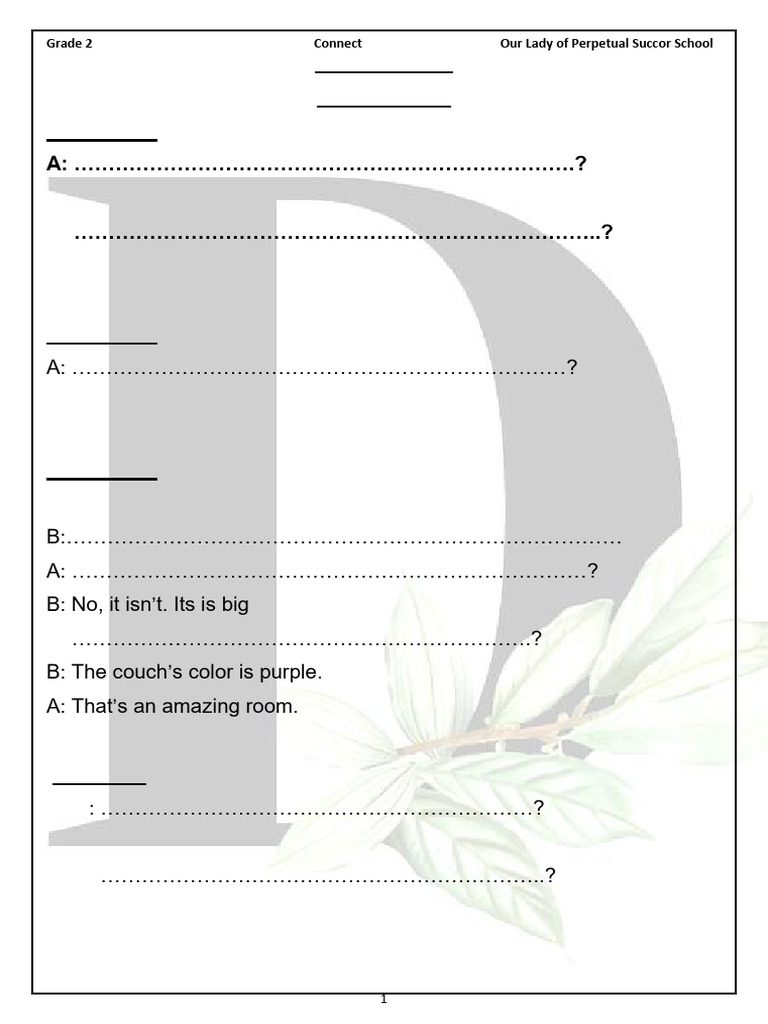 Connect Grade 2 9-10-11 | PDF | Bedroom