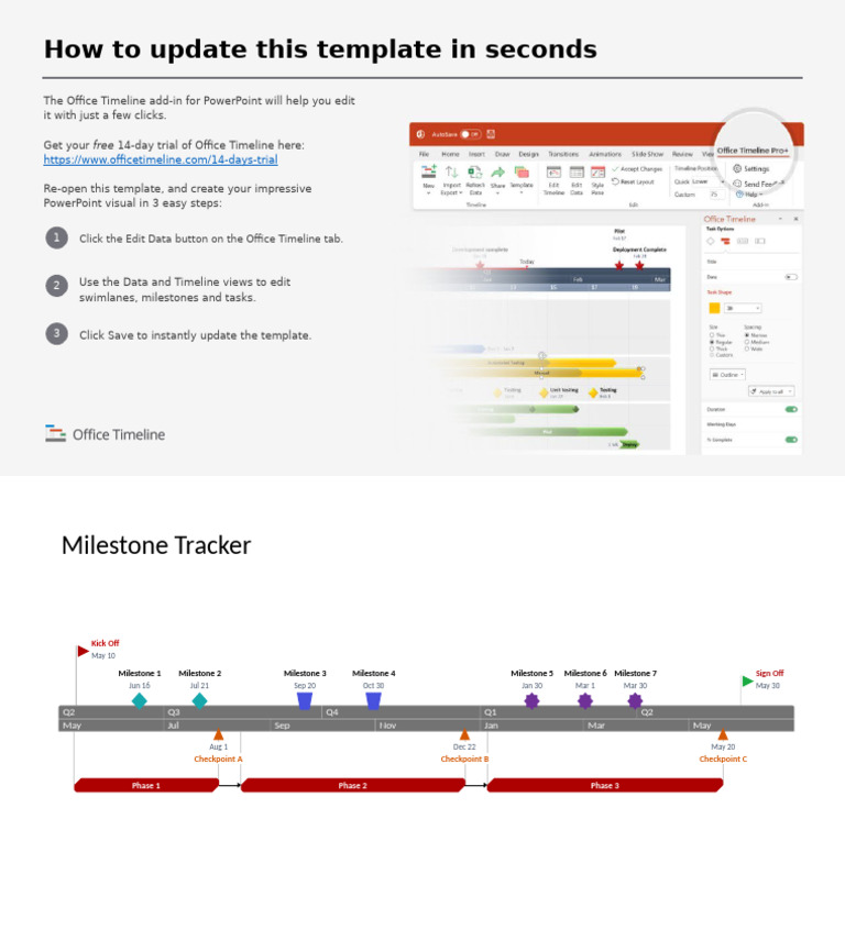 Milestone Tracker Template | PDF
