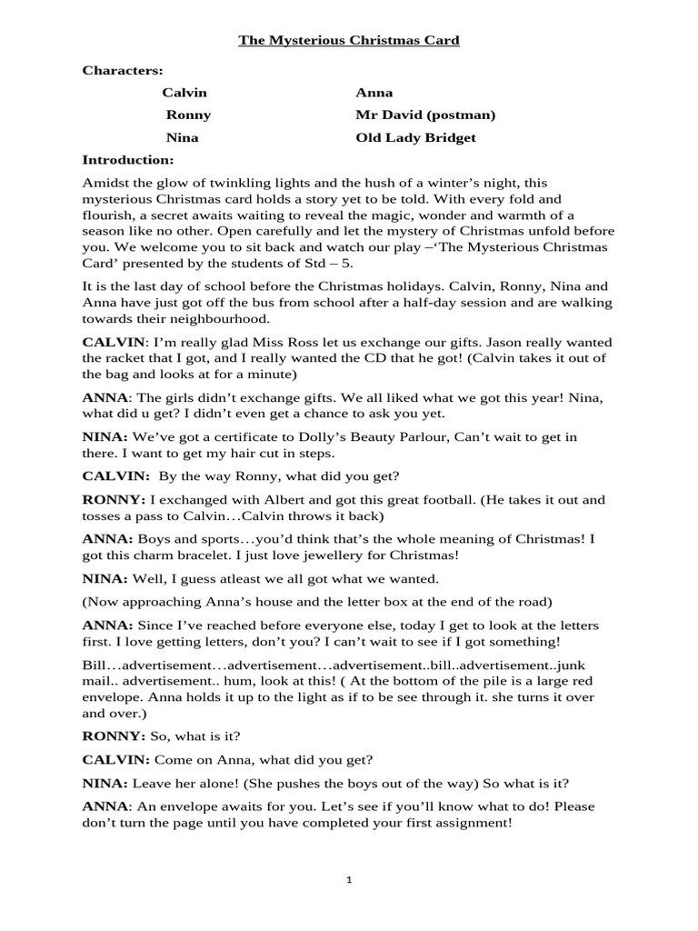 new christmas play | PDF | Mary, Mother Of Jesus | Nativity Of Jesus