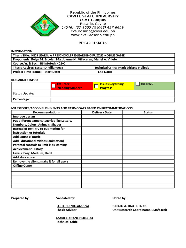 Research Status | PDF