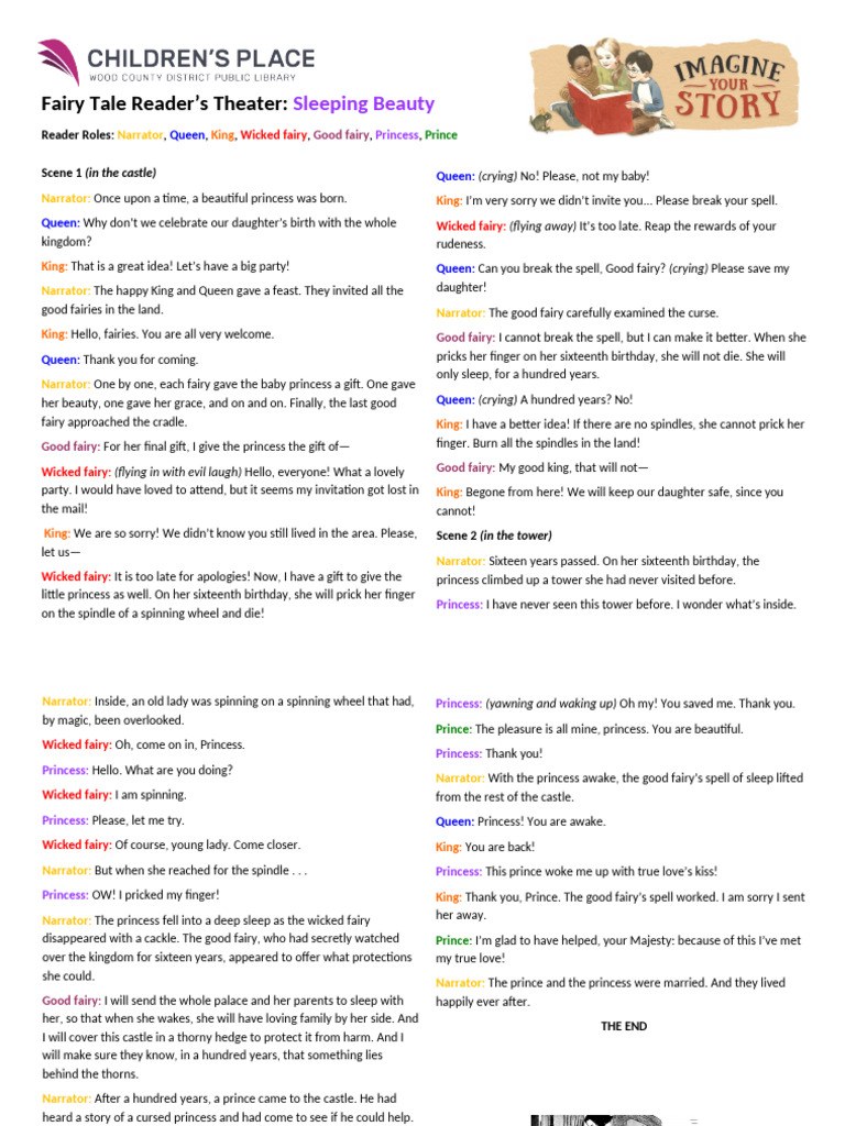 Sleeping Beauty Readers Theatre | PDF | Traditional Stories | European ...