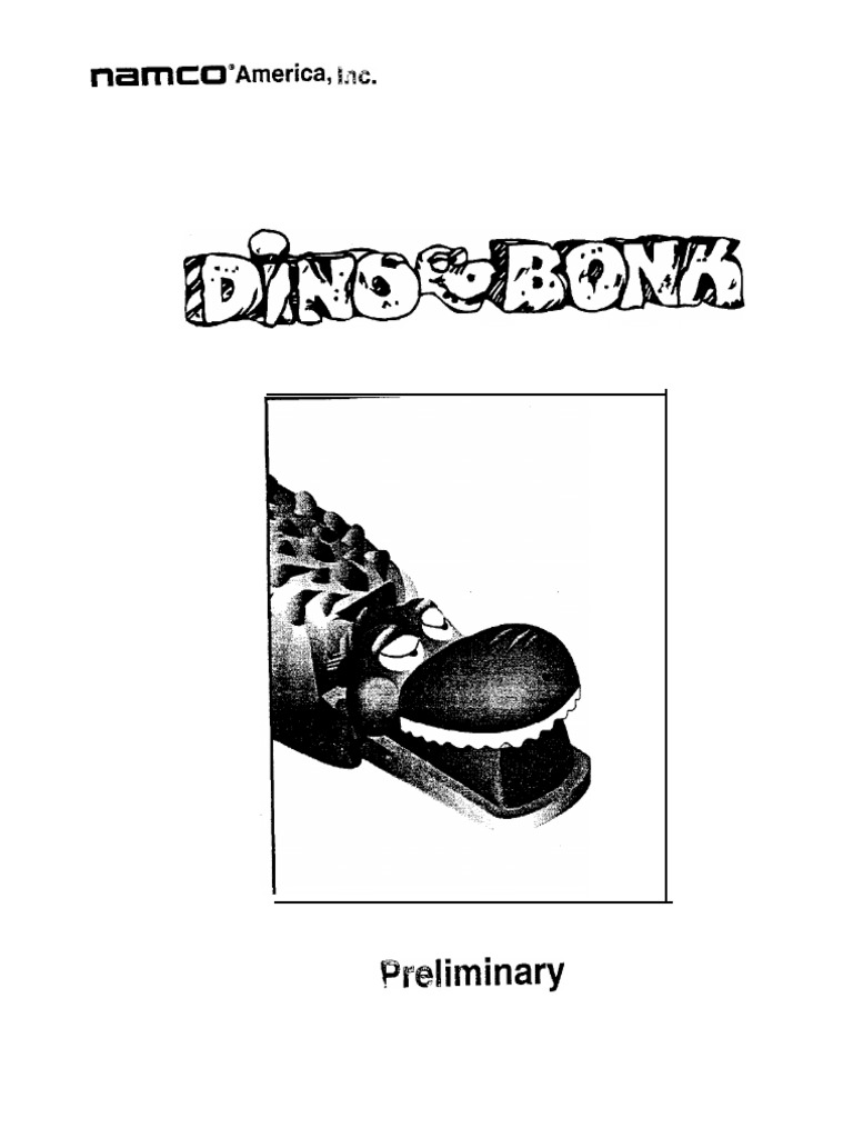 Namco Dino Bonk Manual | PDF | Printed Circuit Board | Electromagnetic ...