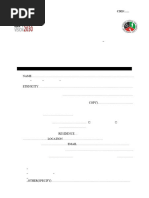 NHIF Claim Form | PDF