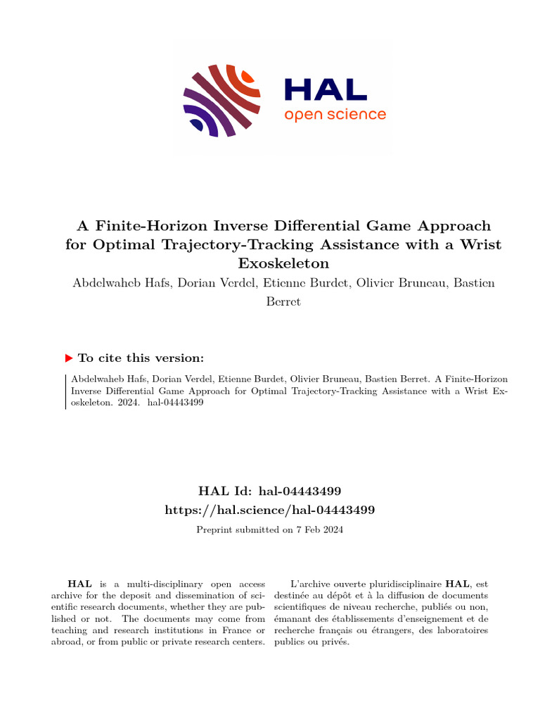 A Finite-Horizon Inverse Differential Game Approach For Optimal ...