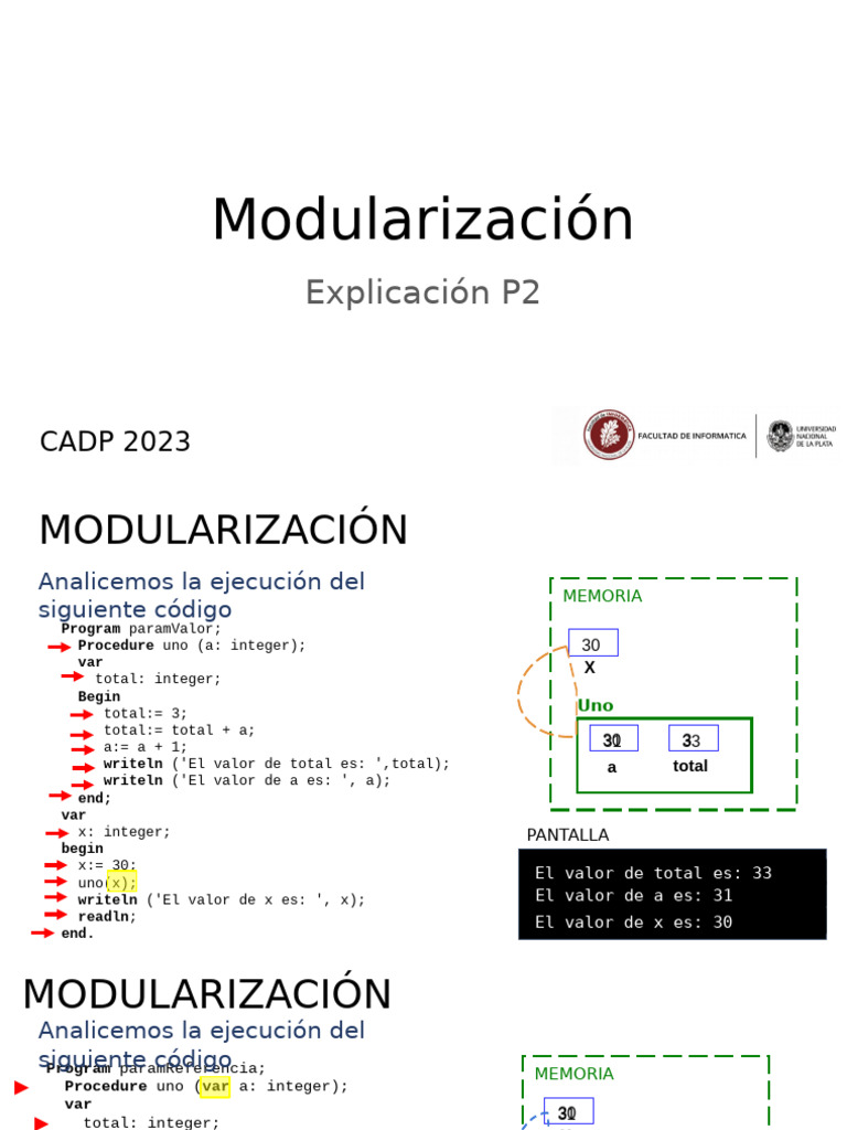 Modularización en CADP 2023 | PDF | Ingeniería de software ...