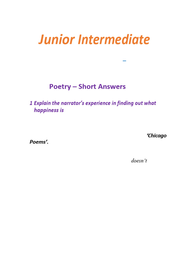 Literature Part (Module1) | PDF | Poetry