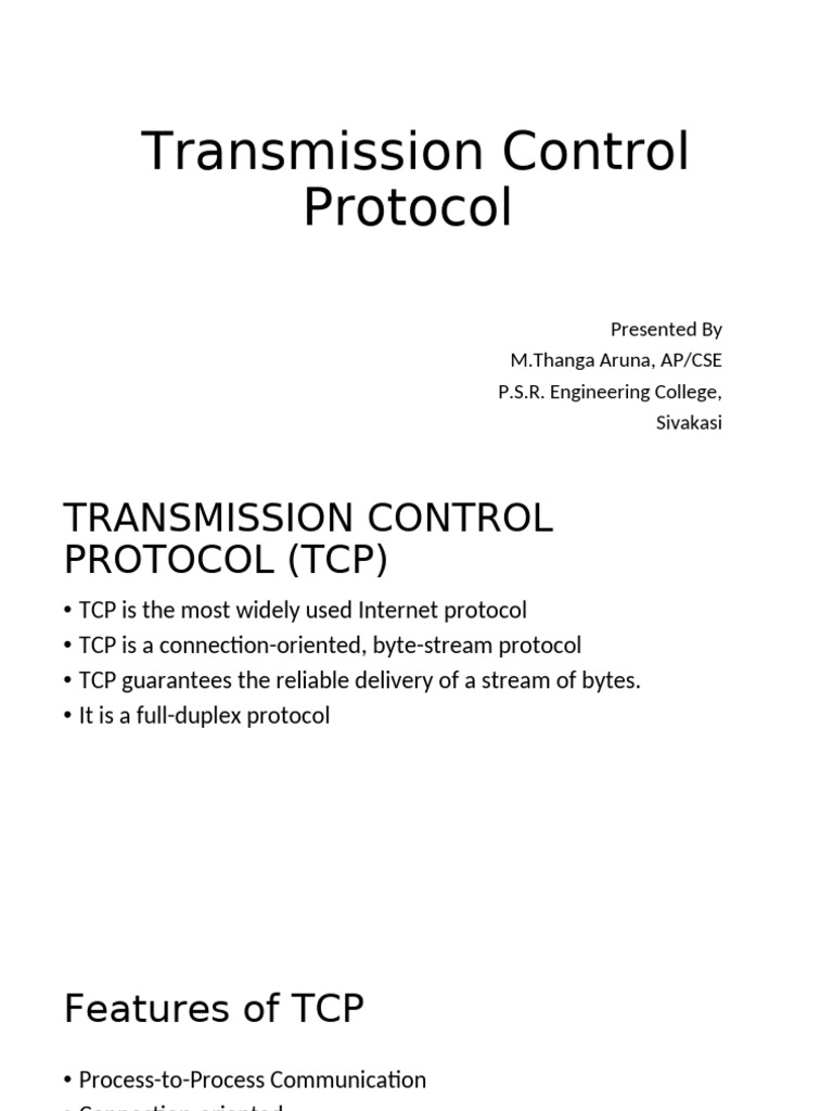 TCP CN | PDF