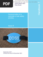 COSS Controller of Site Safety Keypoint Card 2019 Iss12 | PDF | Rail ...