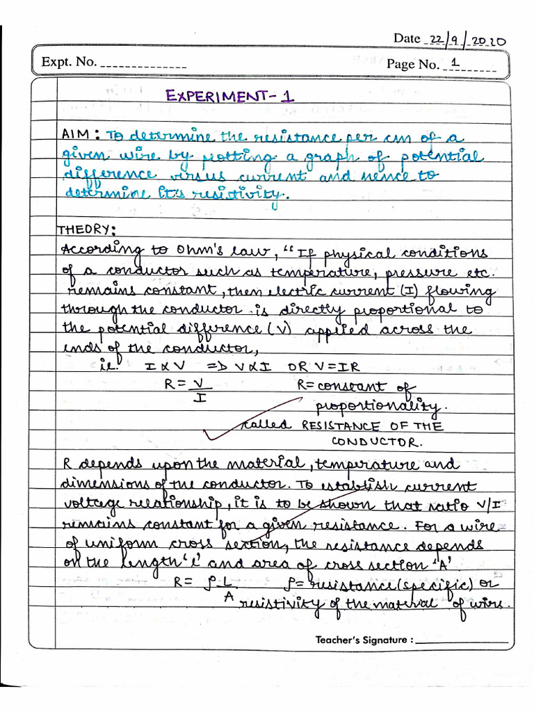 Phy 12th Practical | PDF