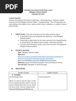 Detailed Lesson Plan Music 2 | PDF | Rhythm | Lesson Plan