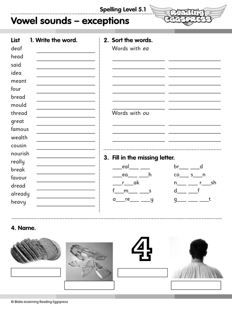 Yr 5 Spelling Worksheet 01 | PDF