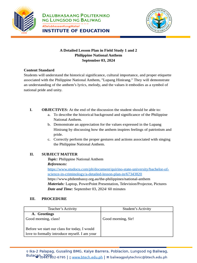 final-lesson-plan | PDF