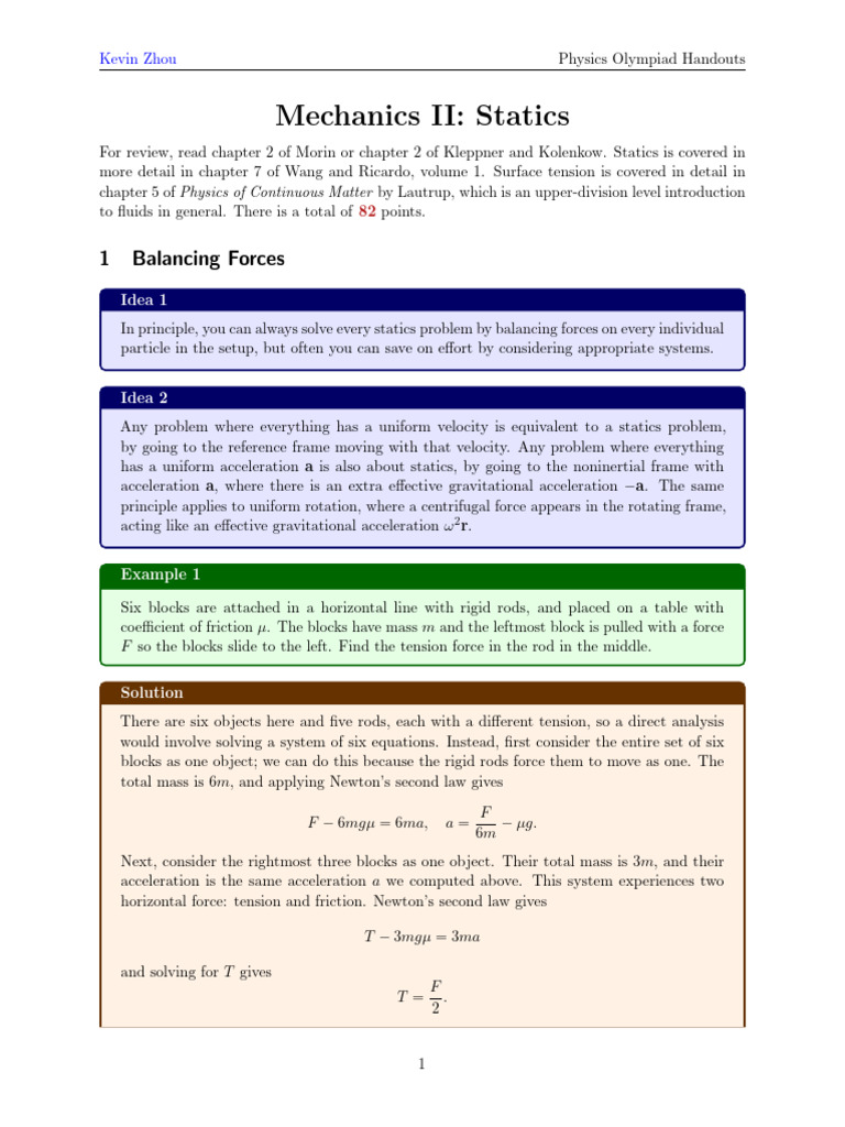 M2 | PDF | Force | Torque