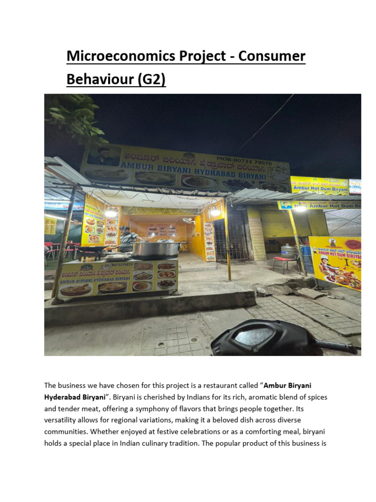 Micro Project Report g2 | PDF | Demand | Elasticity (Economics)